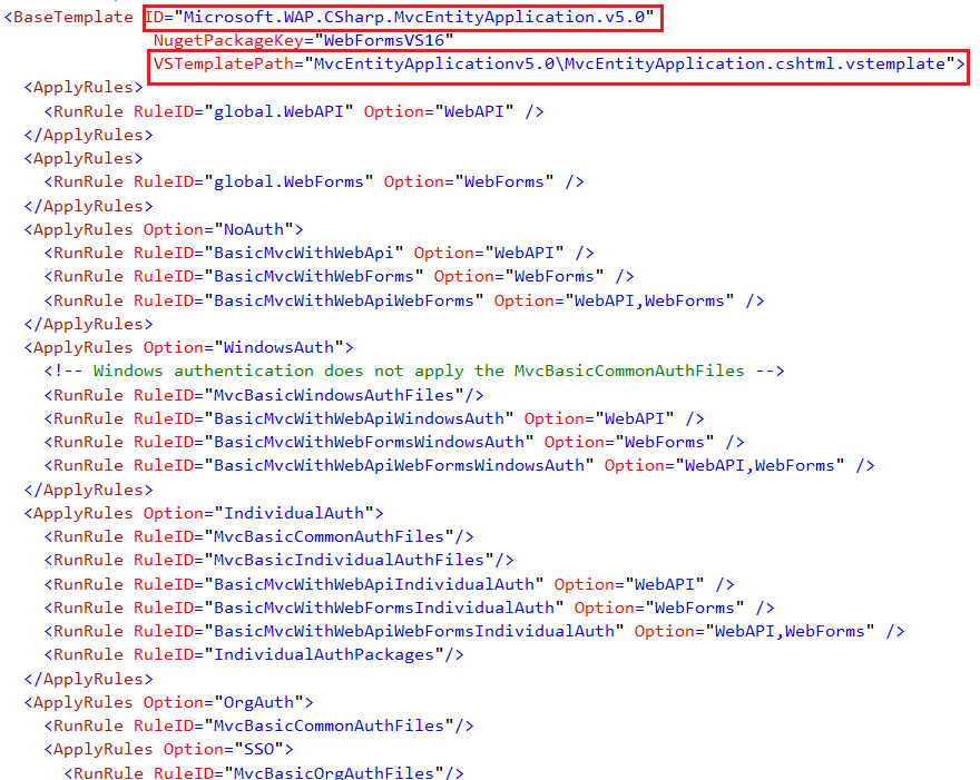 Easily Create A Custom Project Template For Mvc With Entity Framework 1220